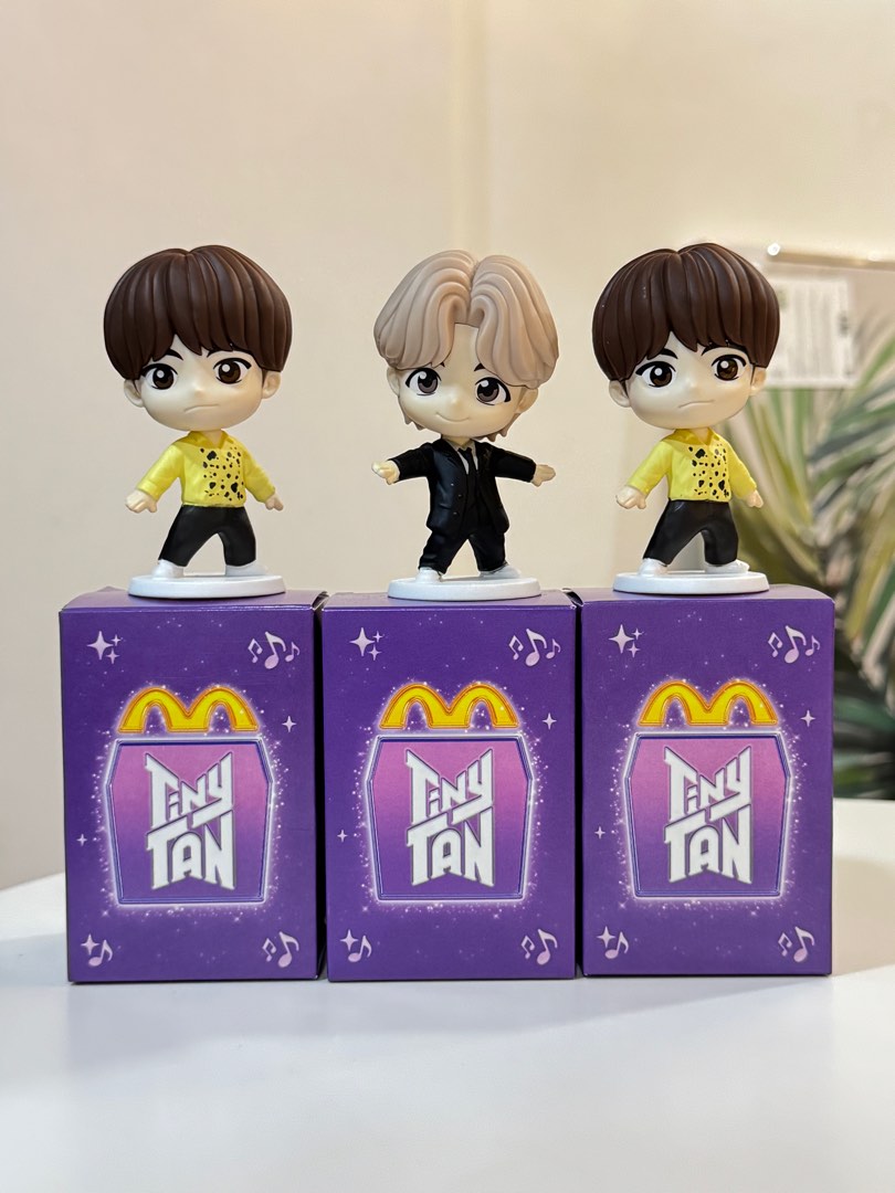 McDonald's Happy Meal BTS TinyTAN - Jung Kook and Jimin Figures (Selling Tingi), Hobbies & Toys ...