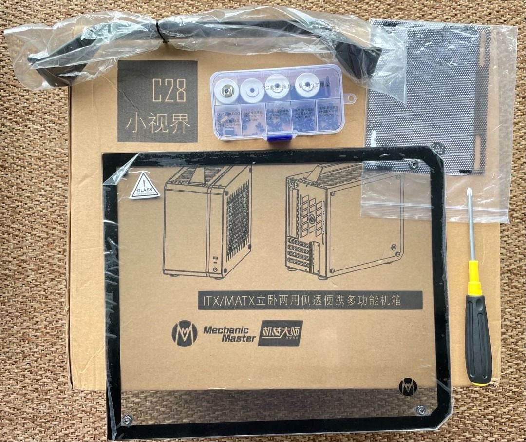 Mechanic Master C28 - Air Silver - SFF ITX/MATX PC Case, Computers ...