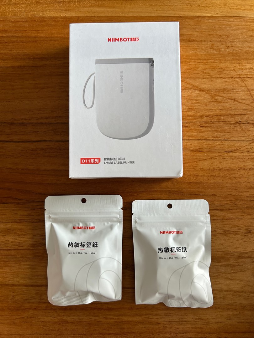 Niimbot D11 Smart Label Printer with Labels, Computers & Tech, Printers ...