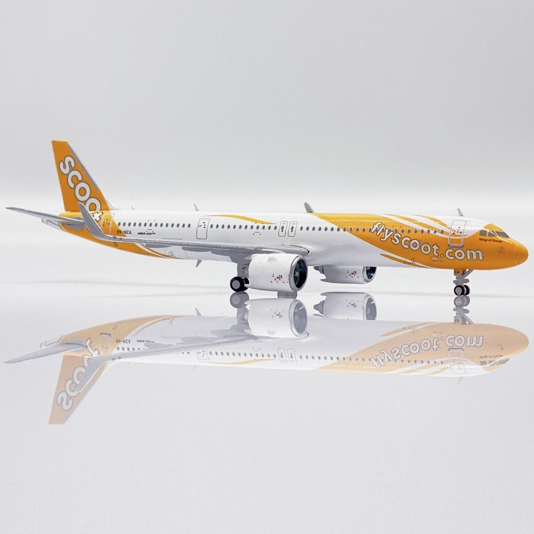 On-hand Stock Jc Wings Scoot Airbus A321neo die-cast airplane model Reg ...