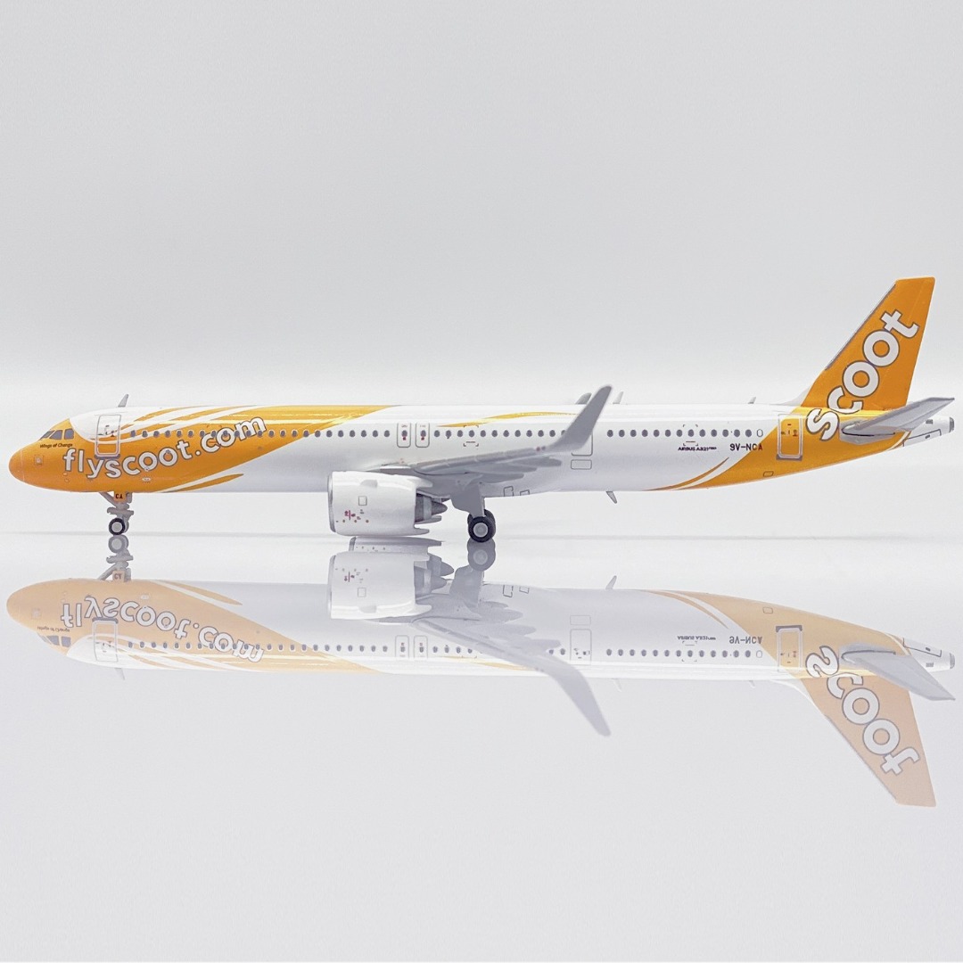 On-hand Stock Jc Wings Scoot Airbus A321neo die-cast airplane model Reg ...