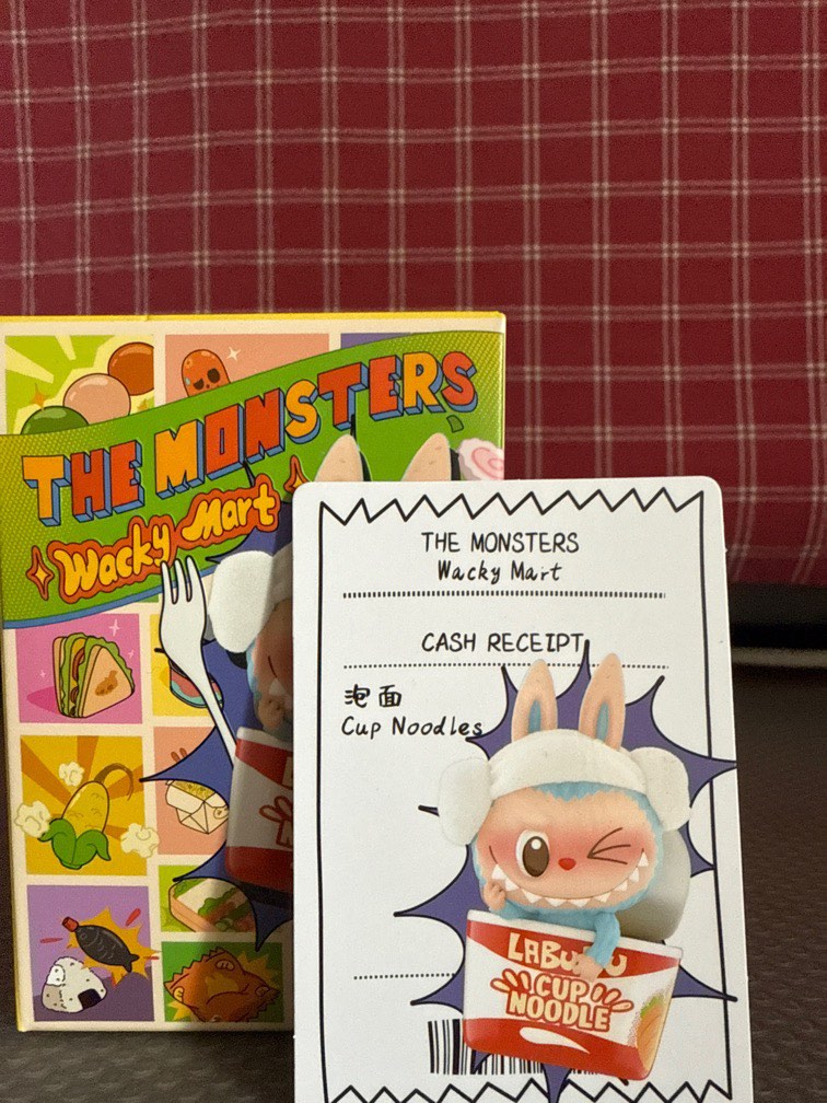 Original PopMart - The Monster Wacky Matt （Cup noodles), Hobbies & Toys ...