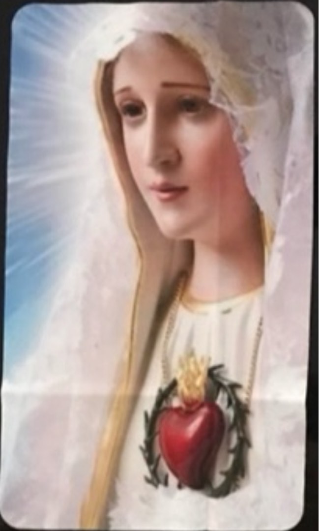 Our Lady of Fatima panuelito, Hobbies & Toys, Memorabilia ...