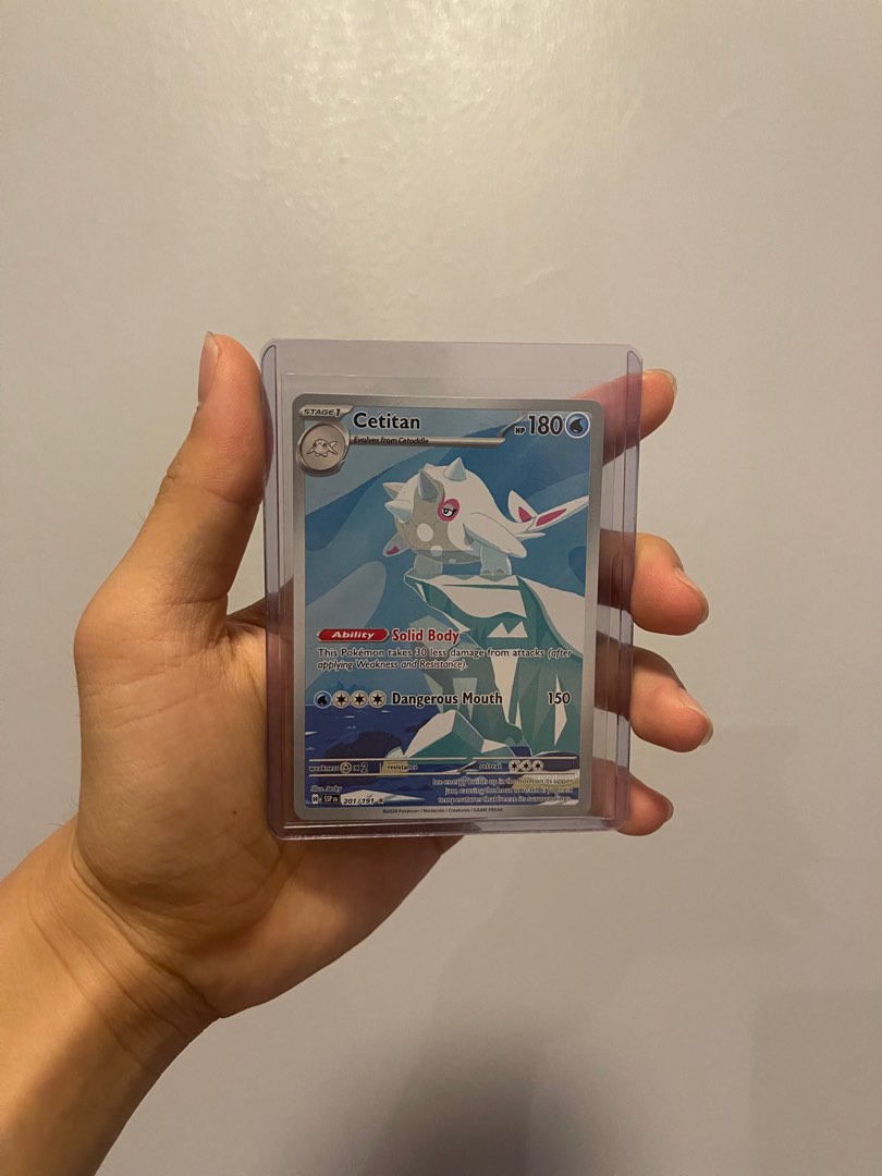 Pokemon TCG Surging Sparks Cetitan, Hobbies & Toys, Toys & Games on ...