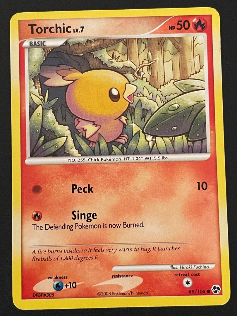2007/2008 Pokemon Torchic vintage normal, Hobbies & Toys, Toys & Games ...