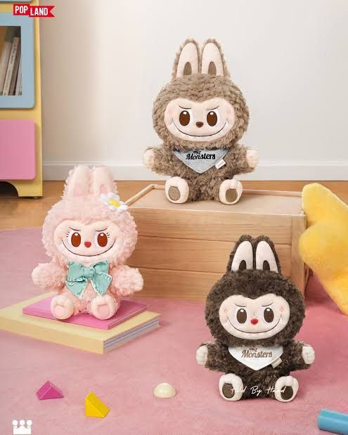 Pop Land Labubu Hand Puppet (Beige), Hobbies & Toys, Toys & Games on ...