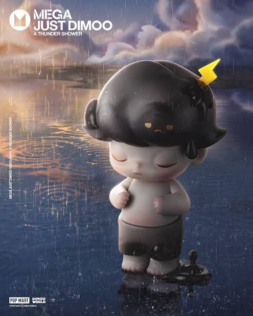 Popmart Mega Just Dimoo A Thunder Shower 400%, Hobbies & Toys, Toys ...