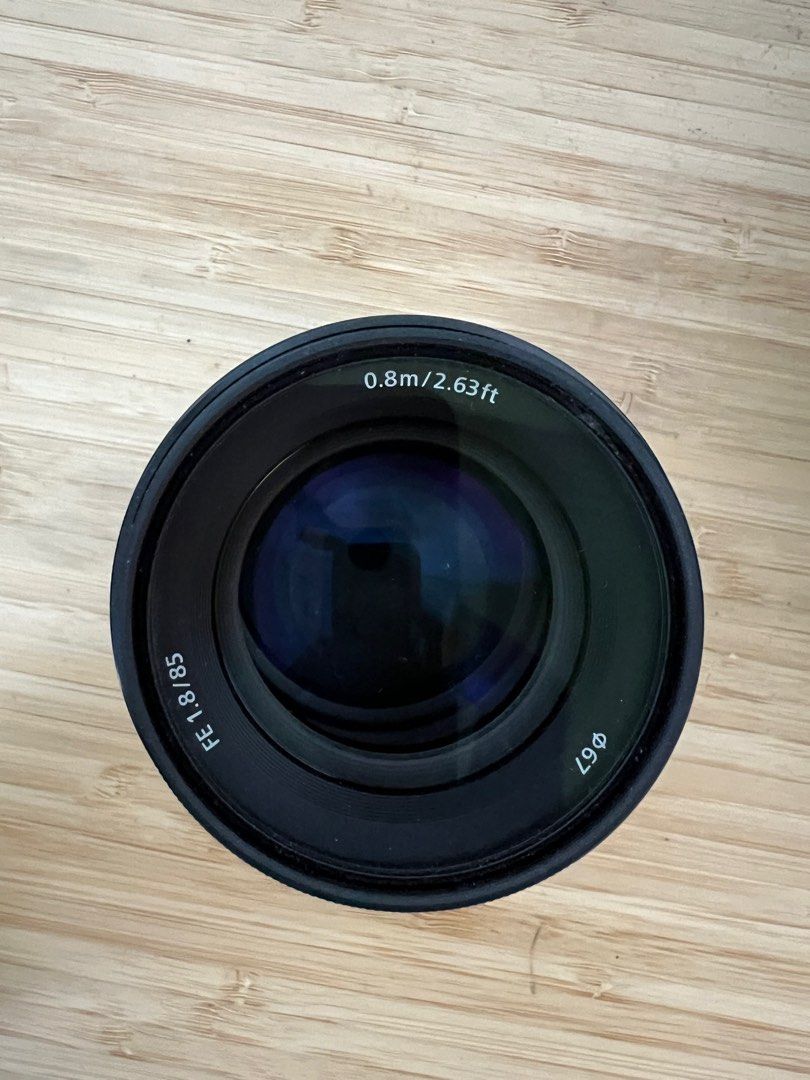 Preloved Sony FE 85mm f/1.8 Lens with Kenko UV Filter SEL85F18 Full ...