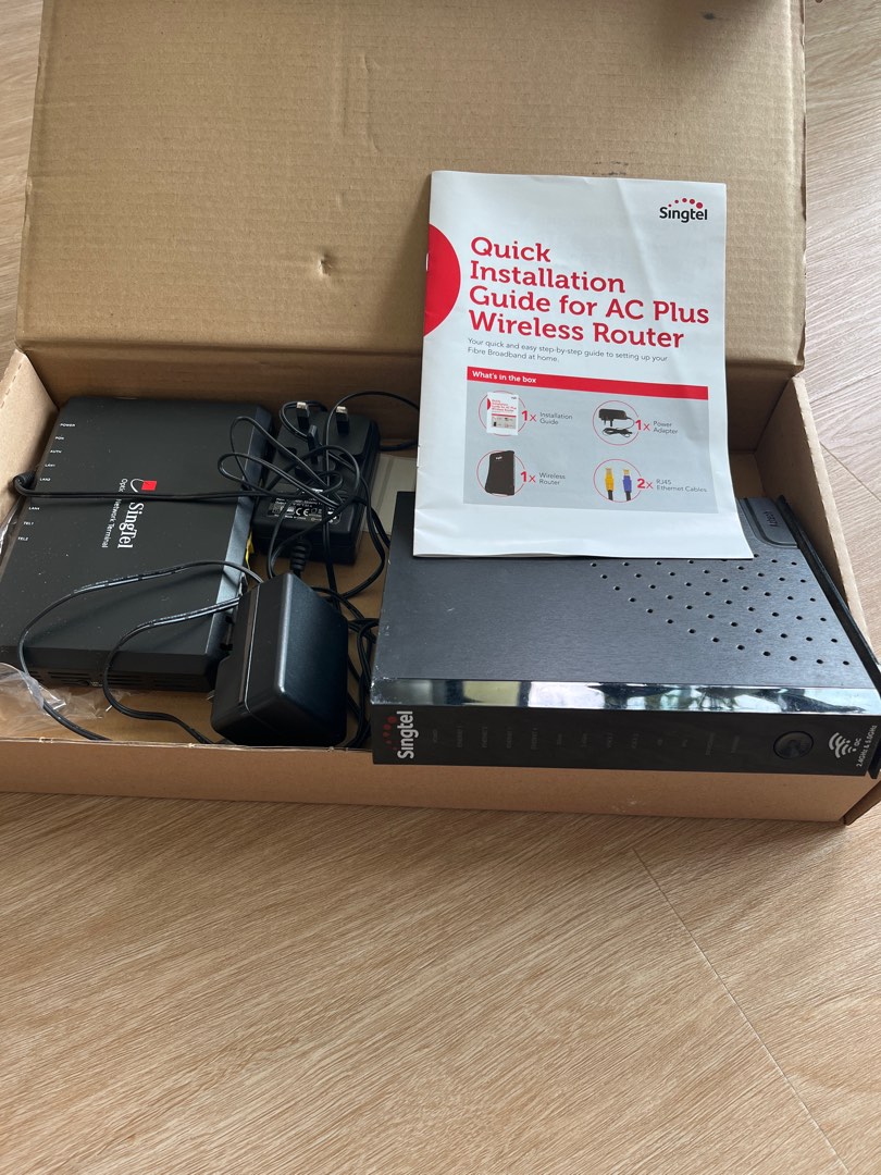 Singtel AC Plus Wireless Router, Computers & Tech, Parts & Accessories ...