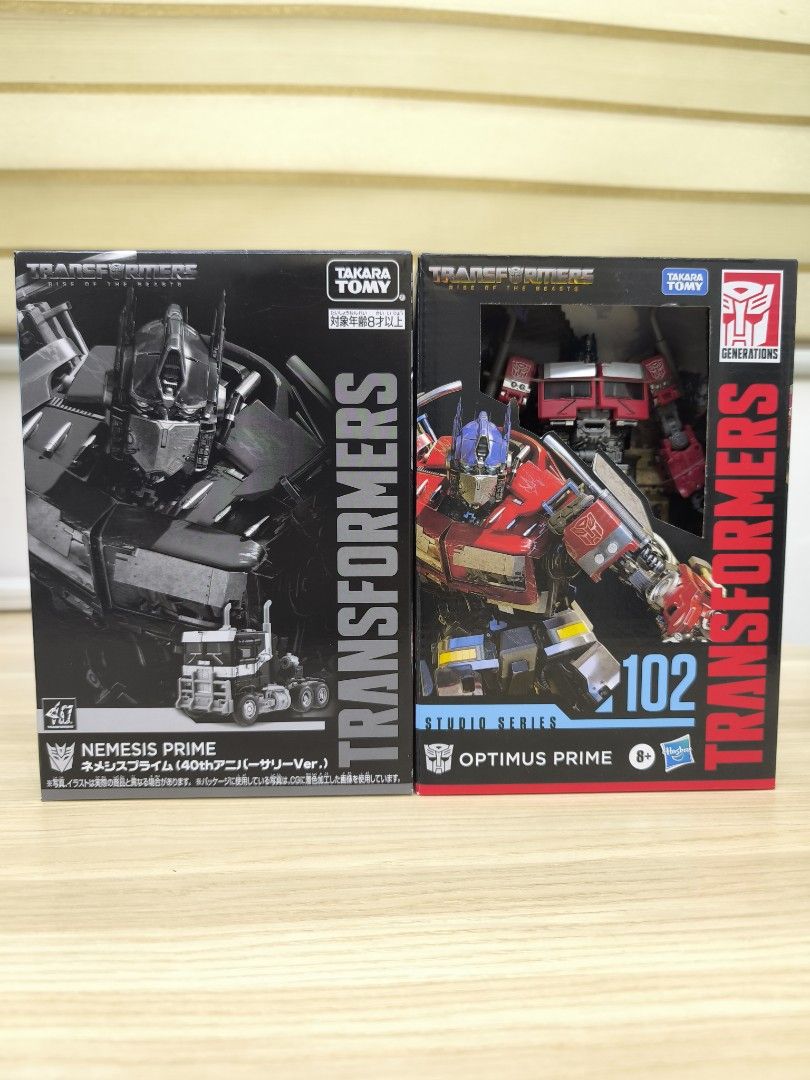 Transformers Studio Series Ss102 Optimus Prime & Nemesis Prime Bundle ...