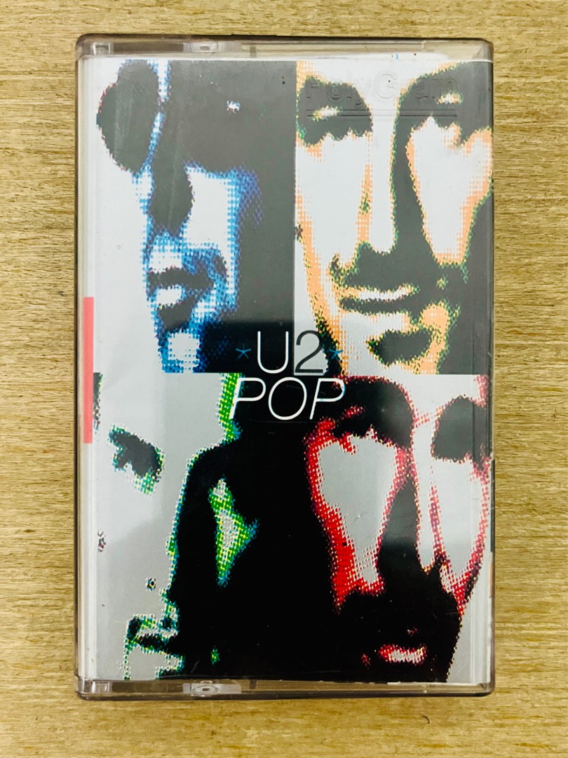 U2 - POP (1997) Cassette Tape -Original Edition Cassette Tape With ...