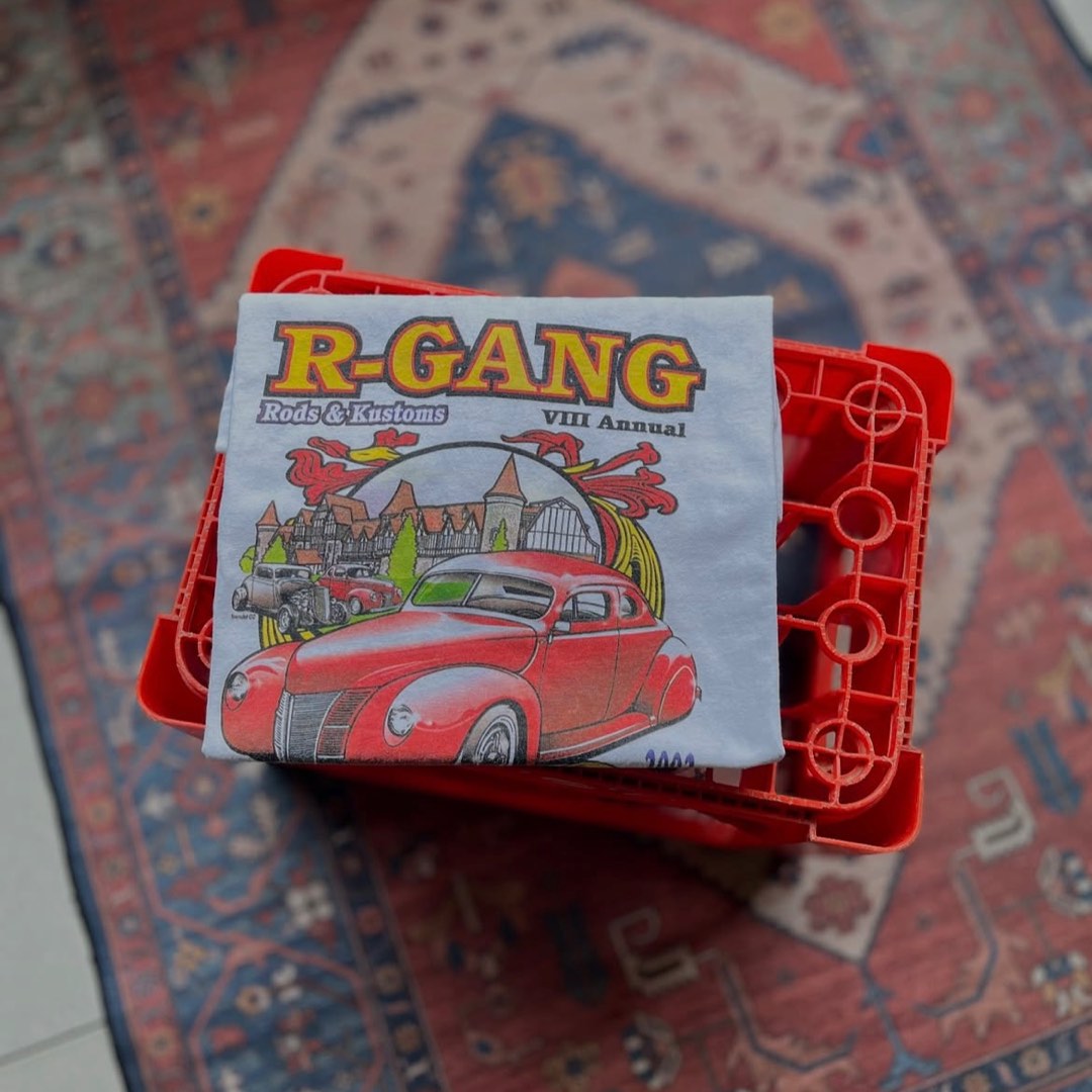 VINTAGE - R-GANG Rod & Kustoms 2002, Fesyen Pria, Pakaian , Atasan di ...