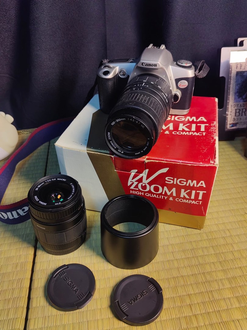 Vintage CANON Camera ( from japan ) 90s (Canon EOS REBEL G Kiss 35mm ...