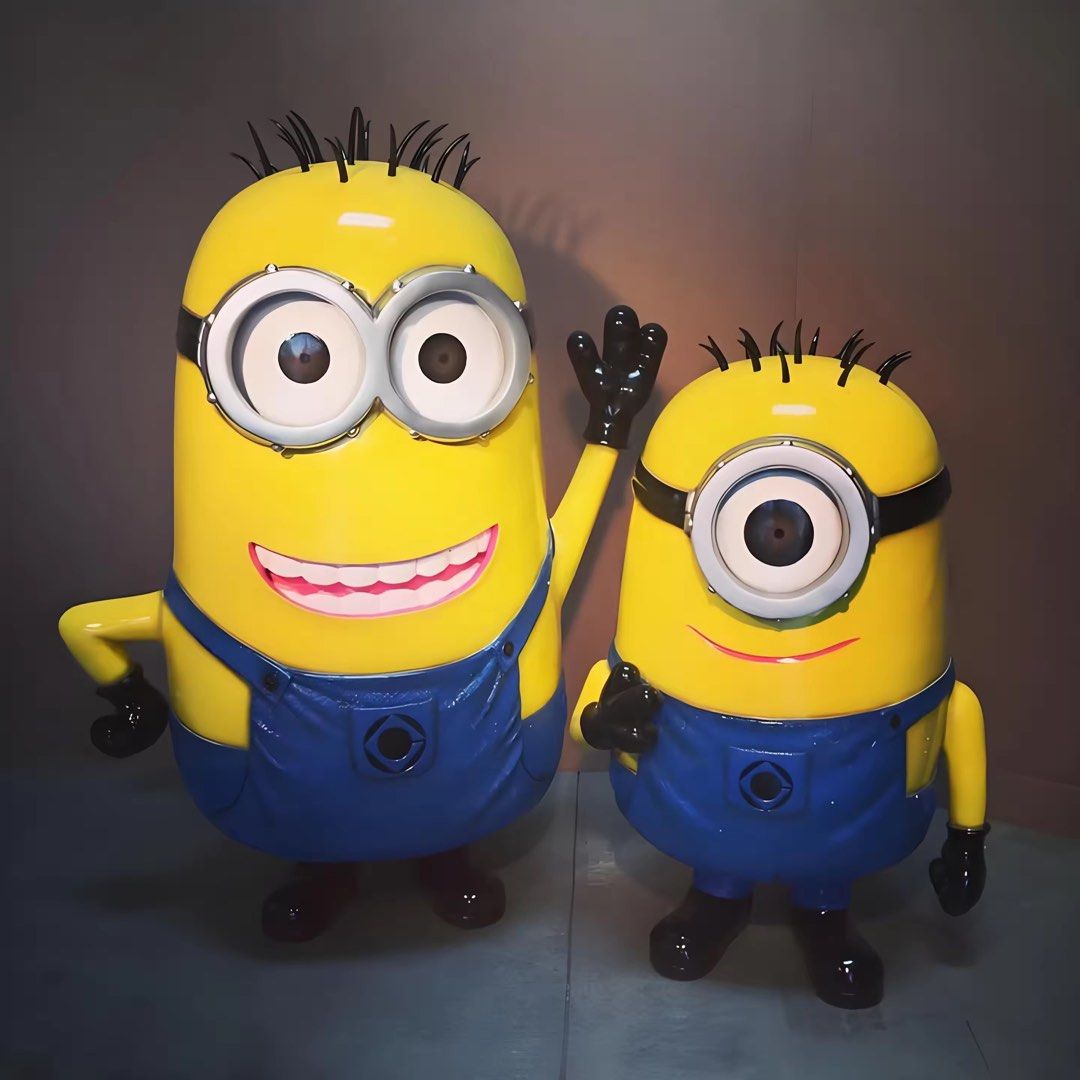 150cm Life Size Minions Cartoon Statue Movie Character Figure, Hobbies ...