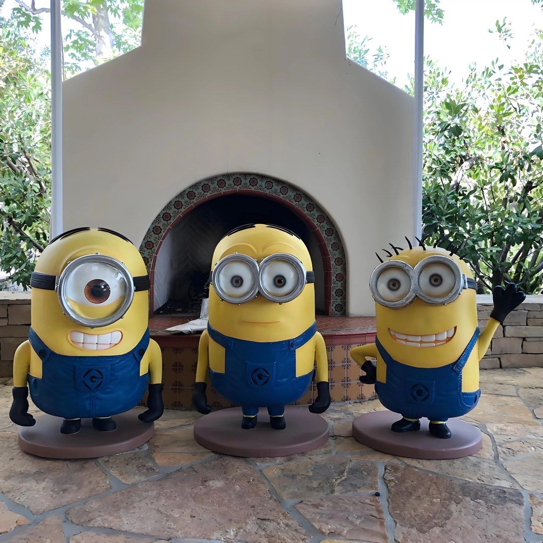 150cm Life Size Minions Cartoon Statue Movie Character Figure, Hobbies ...