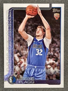 2025 NBA COOPER FLAGG Topps Holiday Mega Basketball Player Relic Card ...