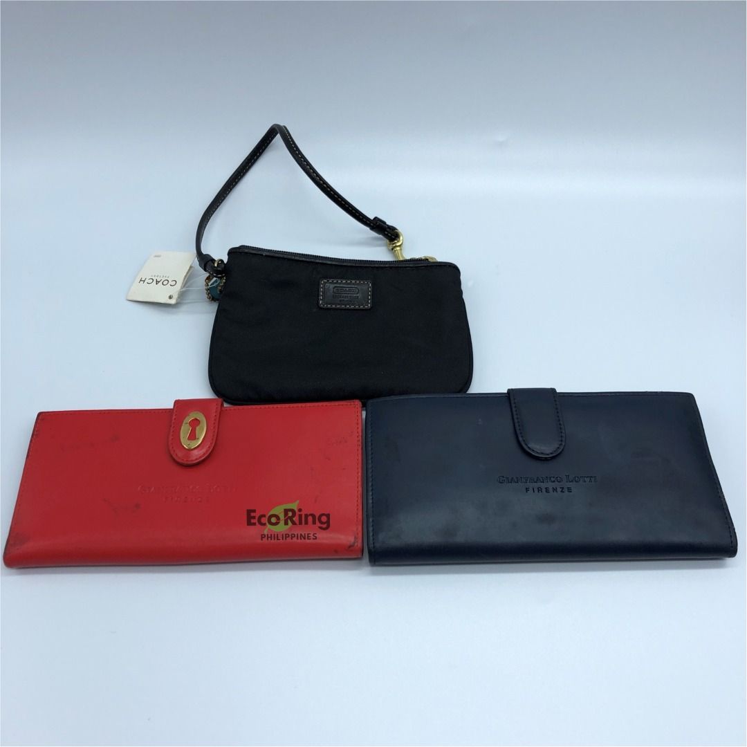 257007283 SET SLG WALLET COACH, GIANFRANCO RED, Luxury, Bags & Wallets ...