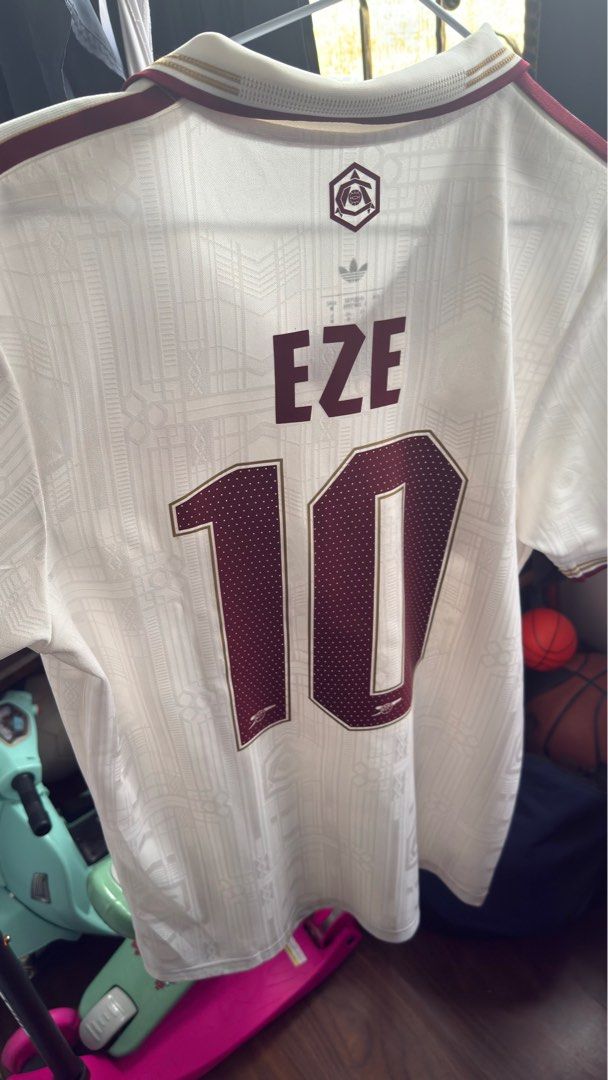 Adidas Arsenal 2025/26 Third Jersey - Eze #10 - Size M Player Edition ...