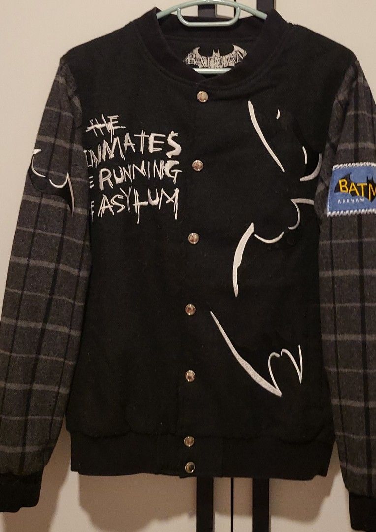 Batman Joker Arkham Asylum Jacket, Men's Fashion, Coats, Jackets and ...