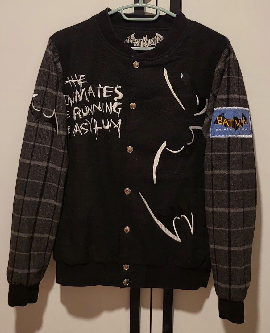 Batman Joker Arkham Asylum Jacket, Men's Fashion, Coats, Jackets and ...