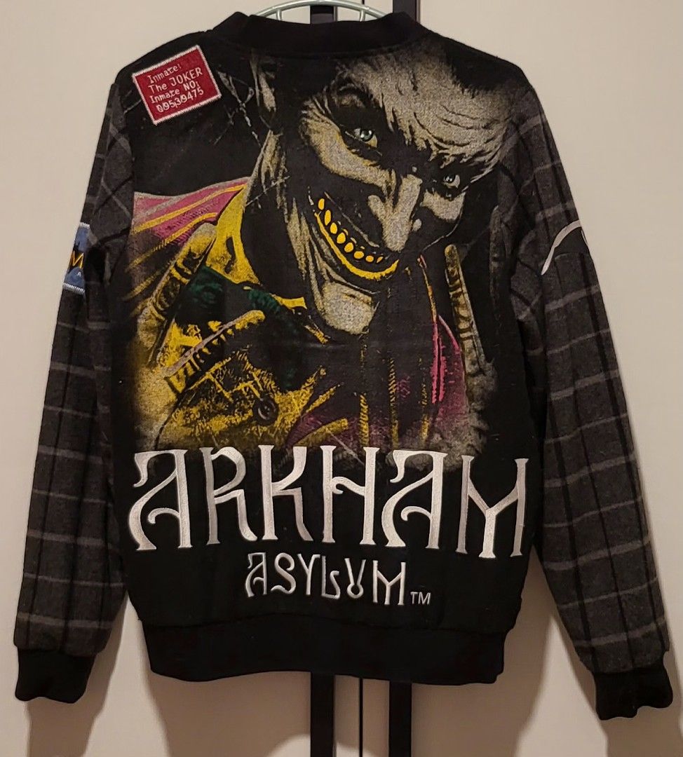 Batman Joker Arkham Asylum Jacket, Men's Fashion, Coats, Jackets and ...