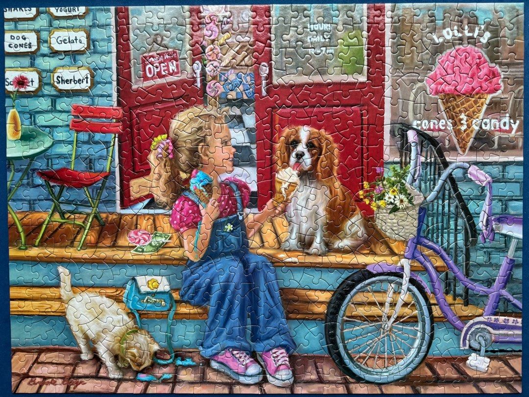 Bits and Pieces Payday Cones 500 Piece Jigsaw Puzzle, Hobbies & Toys ...