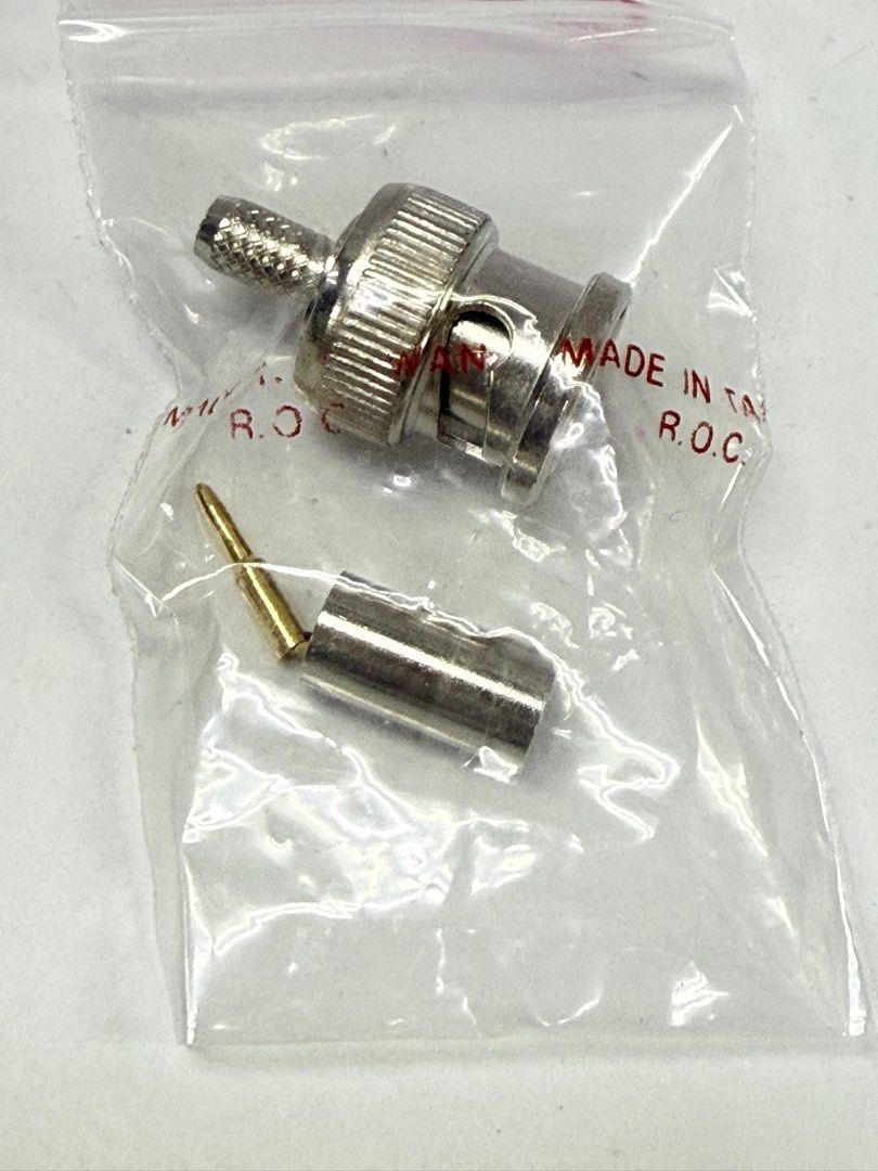 FREE - BNC connector male plug - Made in Taiwan , Computers & Tech ...