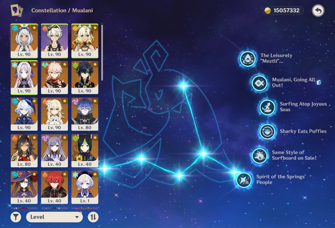 [C6 MUALANI C1 FLINS] Genshin impact acc account, Video Gaming, Gaming ...