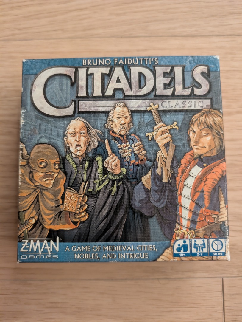 Citadels Classic Board Game, Hobbies & Toys, Toys & Games on Carousell