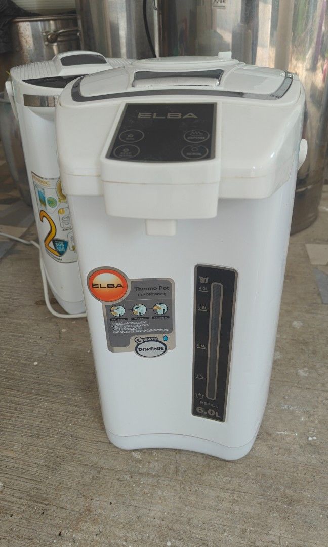 Elba Thermo Pot 4L Capacity, Furniture & Home Living, Kitchenware ...