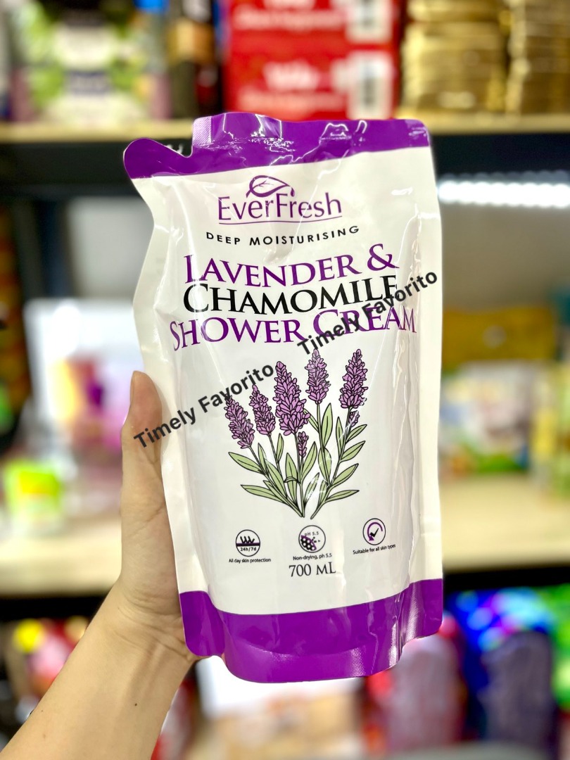 Everfresh Lavender & Chamomile Shower Cream 700ml, Beauty & Personal ...