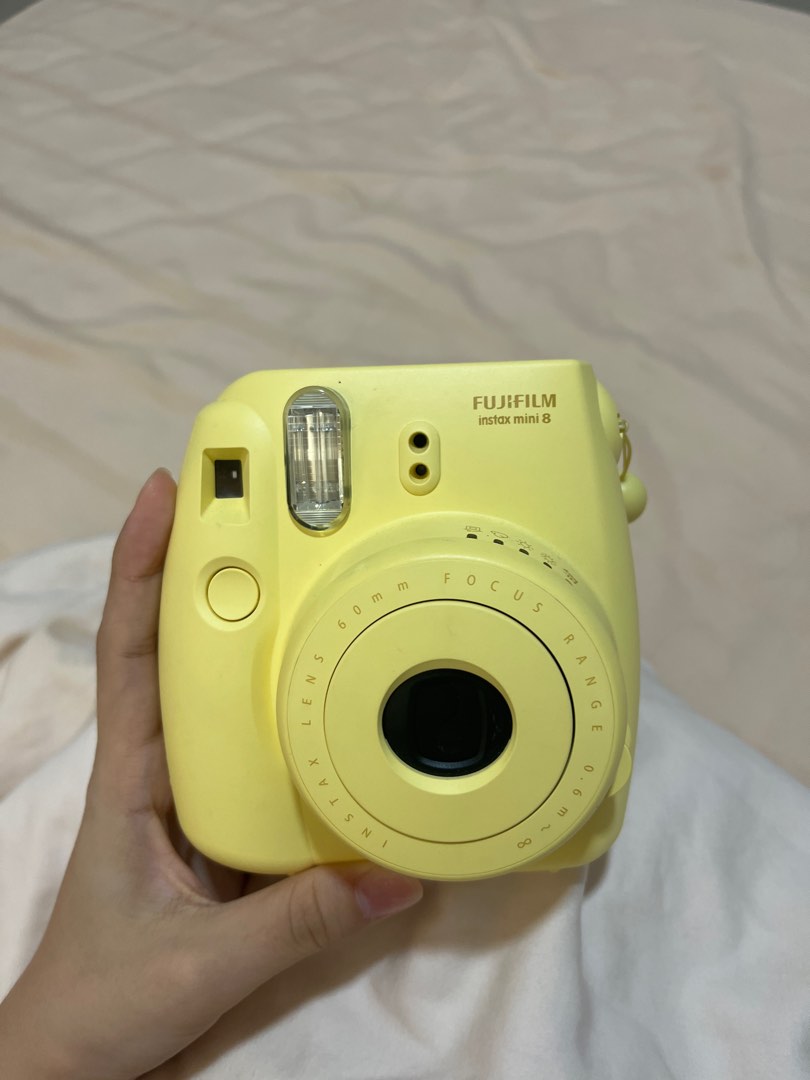 Fujifilm Instax Mini 8 - Yellow, Photography, Cameras on Carousell