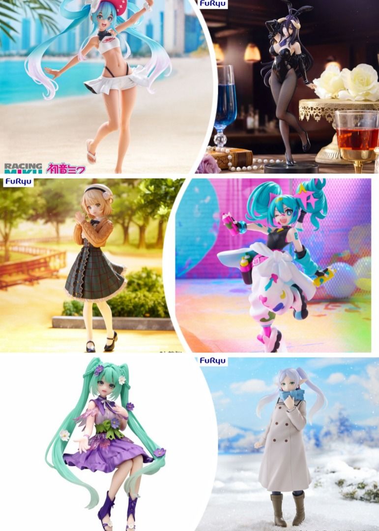 [In-Stock] FURYU Corporation Prize Figurines Hatsune Miku Frieren ...