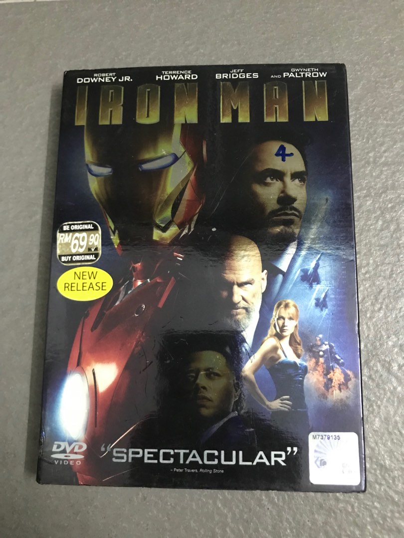 Iron Man DVD, Hobbies & Toys, Music & Media, CDs & DVDs on Carousell