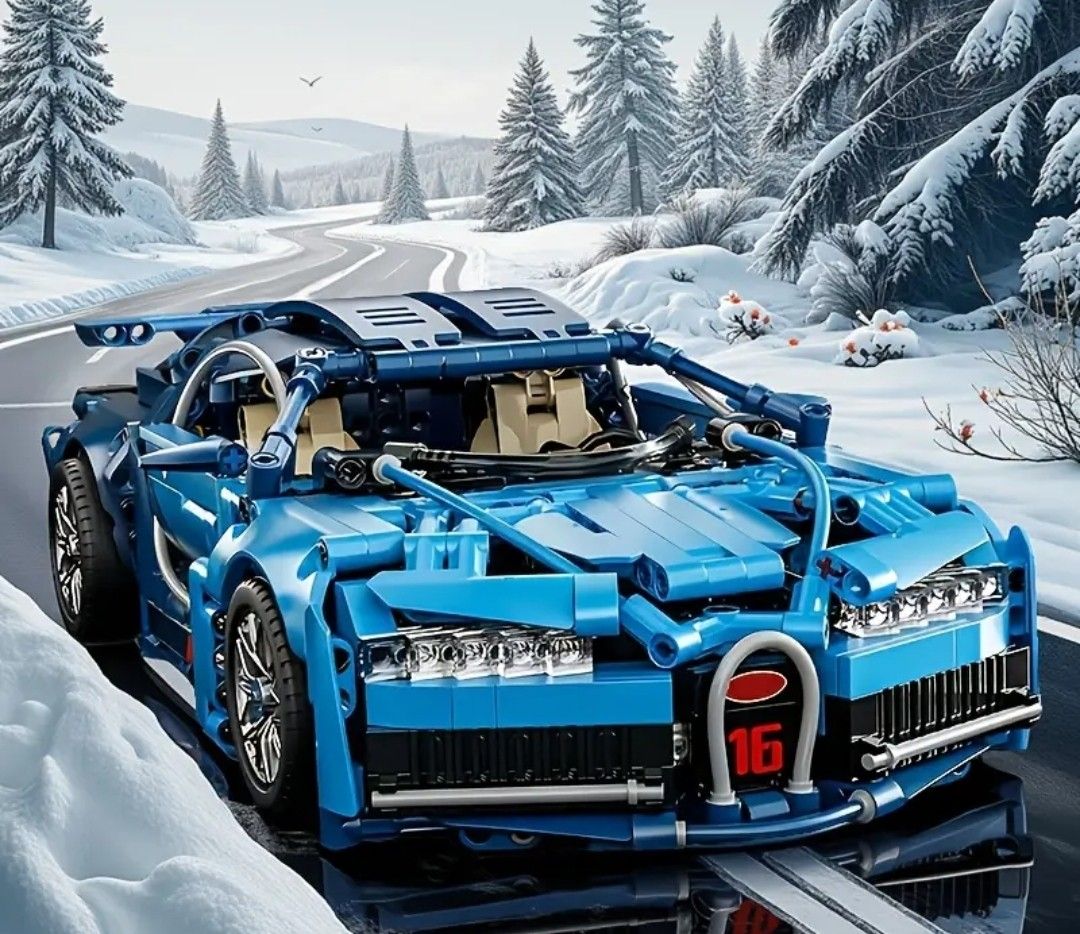 LEGO 1330+pcs Super Car Model Building Blocks Set, Sports Car MOC ...