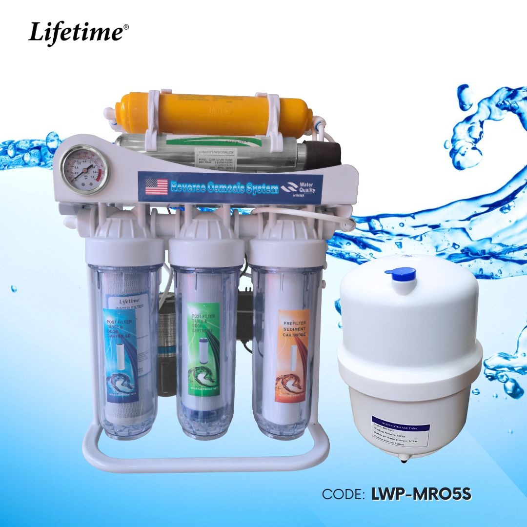 Lifetime 5 Stage Mineral Water Purifier Reverse Osmosis System, TV ...