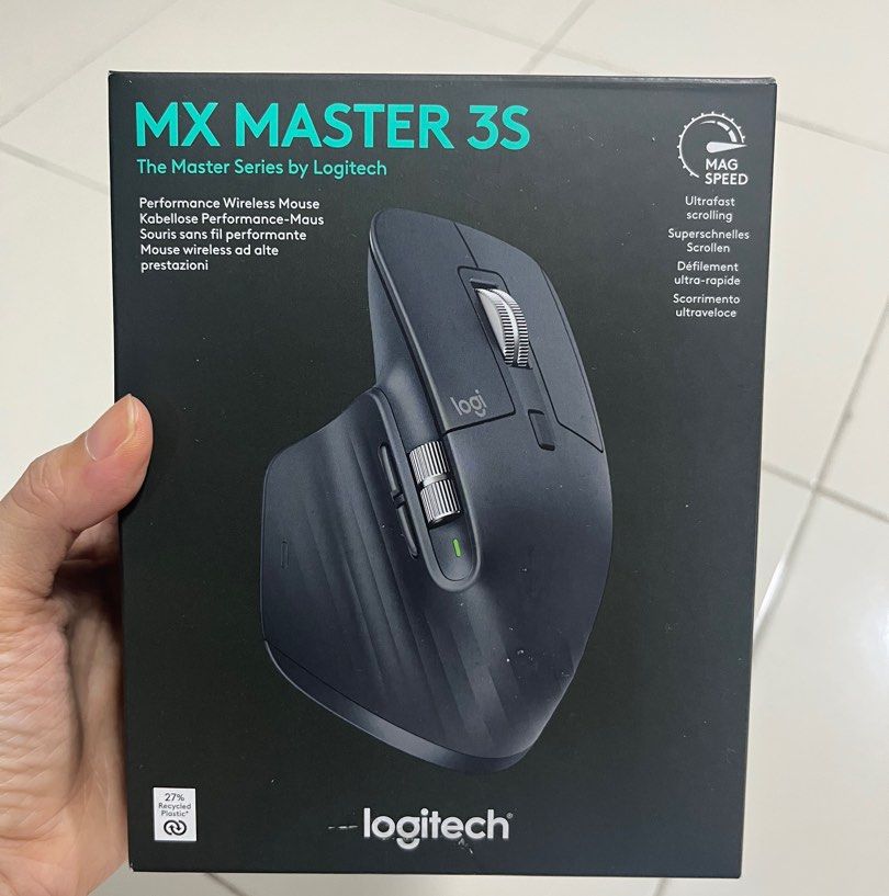 Logitech MX Master 3S wireless mouse, Computers & Tech, Parts ...