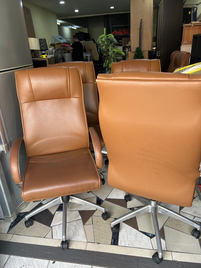 Luxury Highback Leather Business Chair Office Executive Chair Boss ...