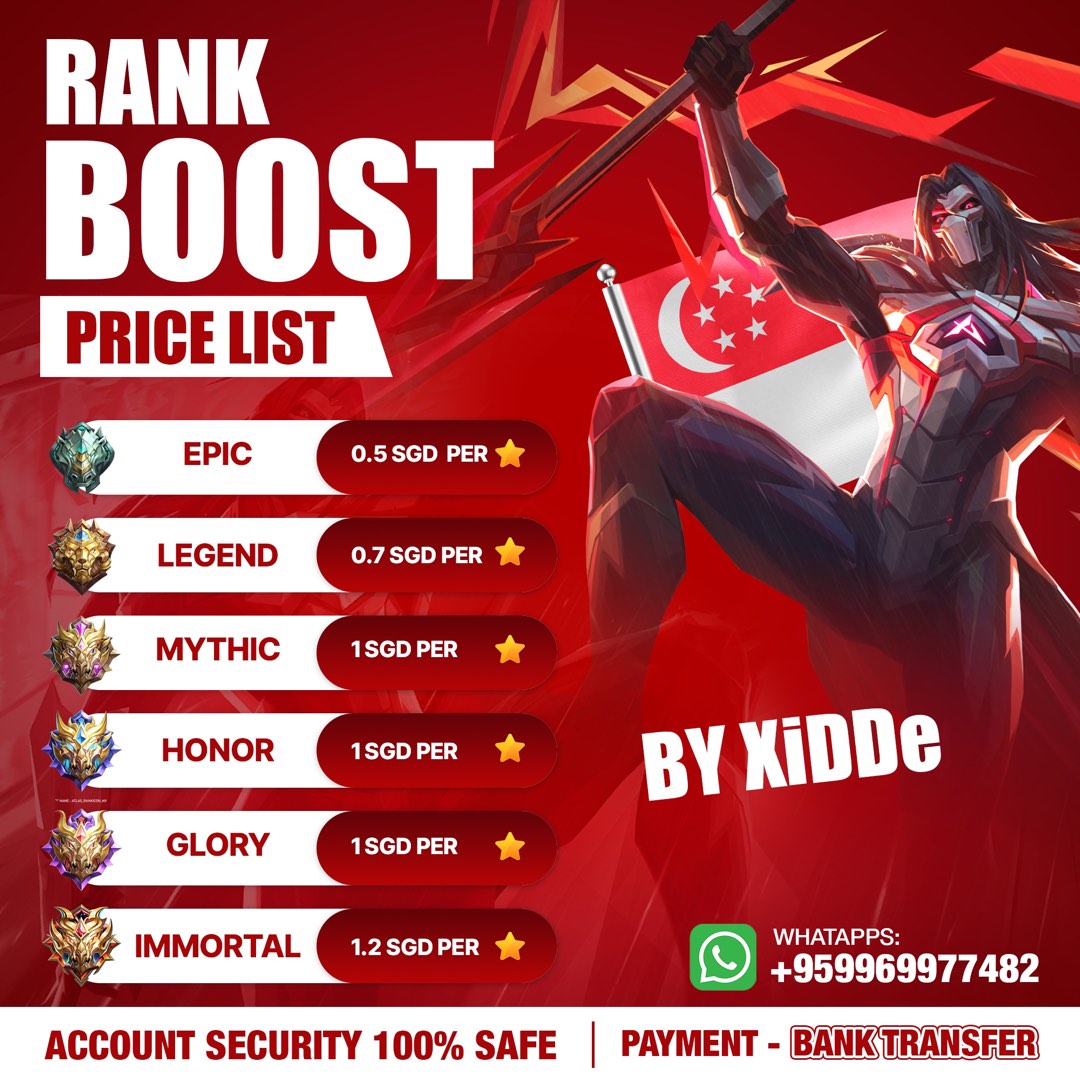 Mobile Legends Rank Boost - Epic to Immortal, Video Gaming, Gaming ...
