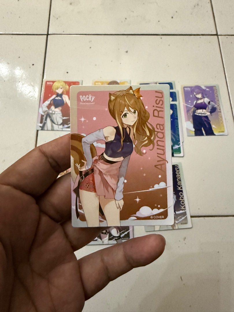PC PHOTOCARD POCKY X HOLOLIVE KARTU COLLAB POCKY X HOLOLIVE KOBO ...