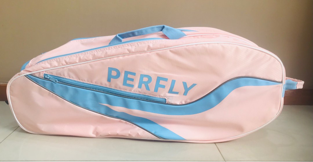 Perfly Tennis Badminton Racket Bag - Pink, Sports Equipment, Sports ...