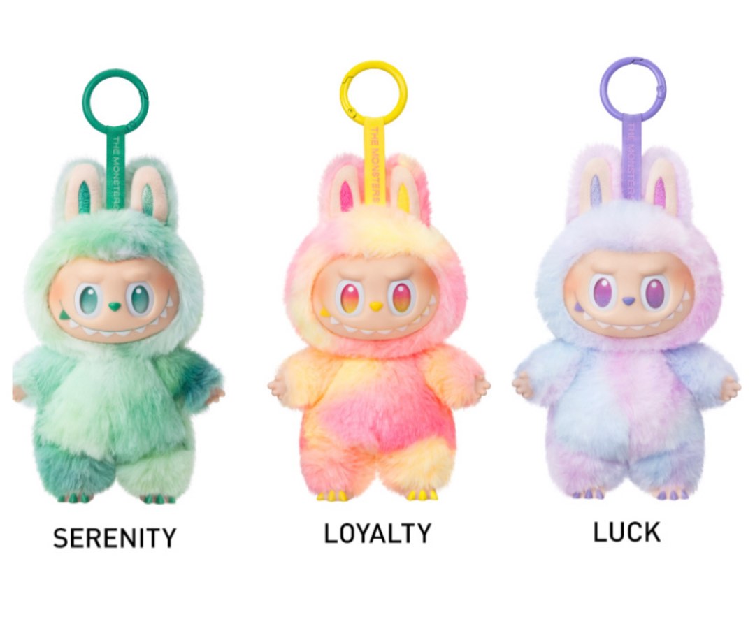 Pop Mart The Monsters Big into Energy Labubu V3-Vinyl Plush Pendant Set ...
