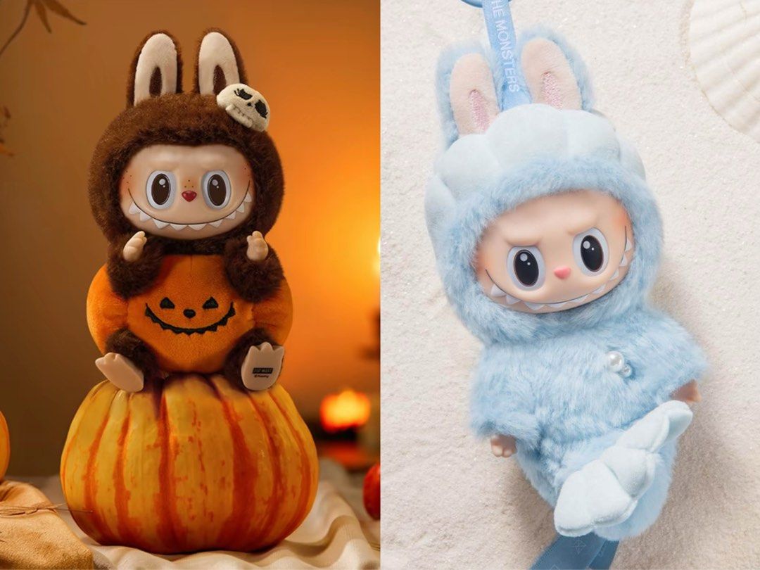Pumpkin Labubu and hide seek merbubu, Hobbies & Toys, Toys & Games on ...