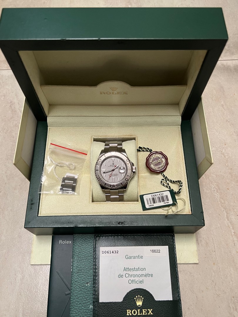 Rolex Yachtmaster Platinum, Luxury, Watches on Carousell