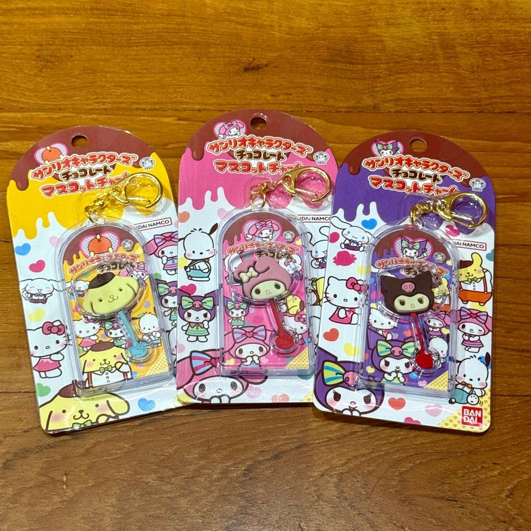 Sanrio Characters Peko Chocolate Mascot Charm Keychains, Hobbies & Toys ...