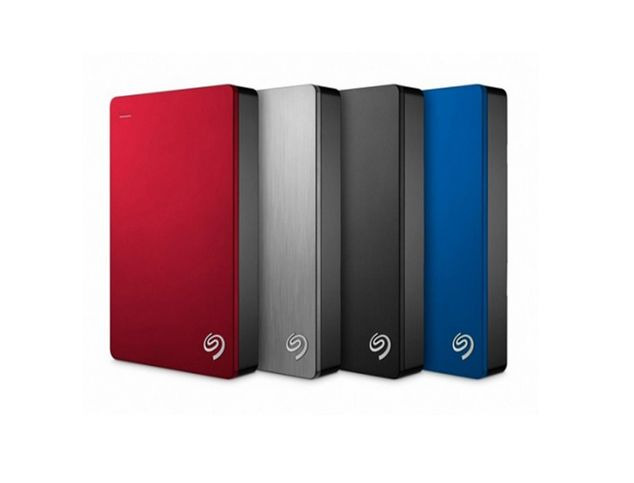 Seagate Backup Plus Portable 5TB External Hard Drive HDD Silver and Red ...