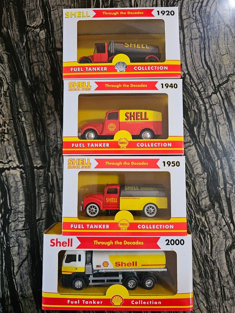 Shell Fuel Tanker Collection - Through the Decades, Hobbies & Toys ...