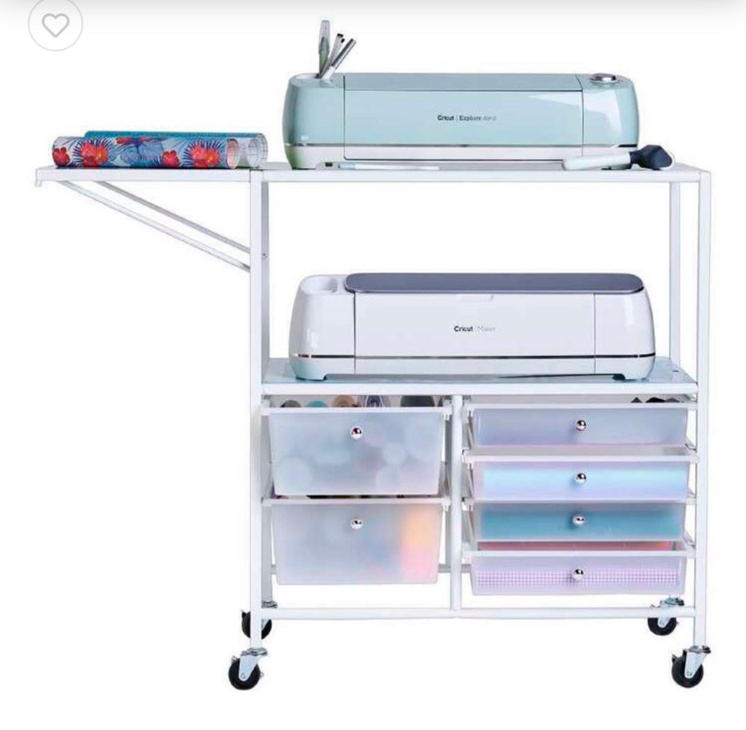 Sussex Rolling Craft Cart, Furniture & Home Living, Furniture, Shelves ...