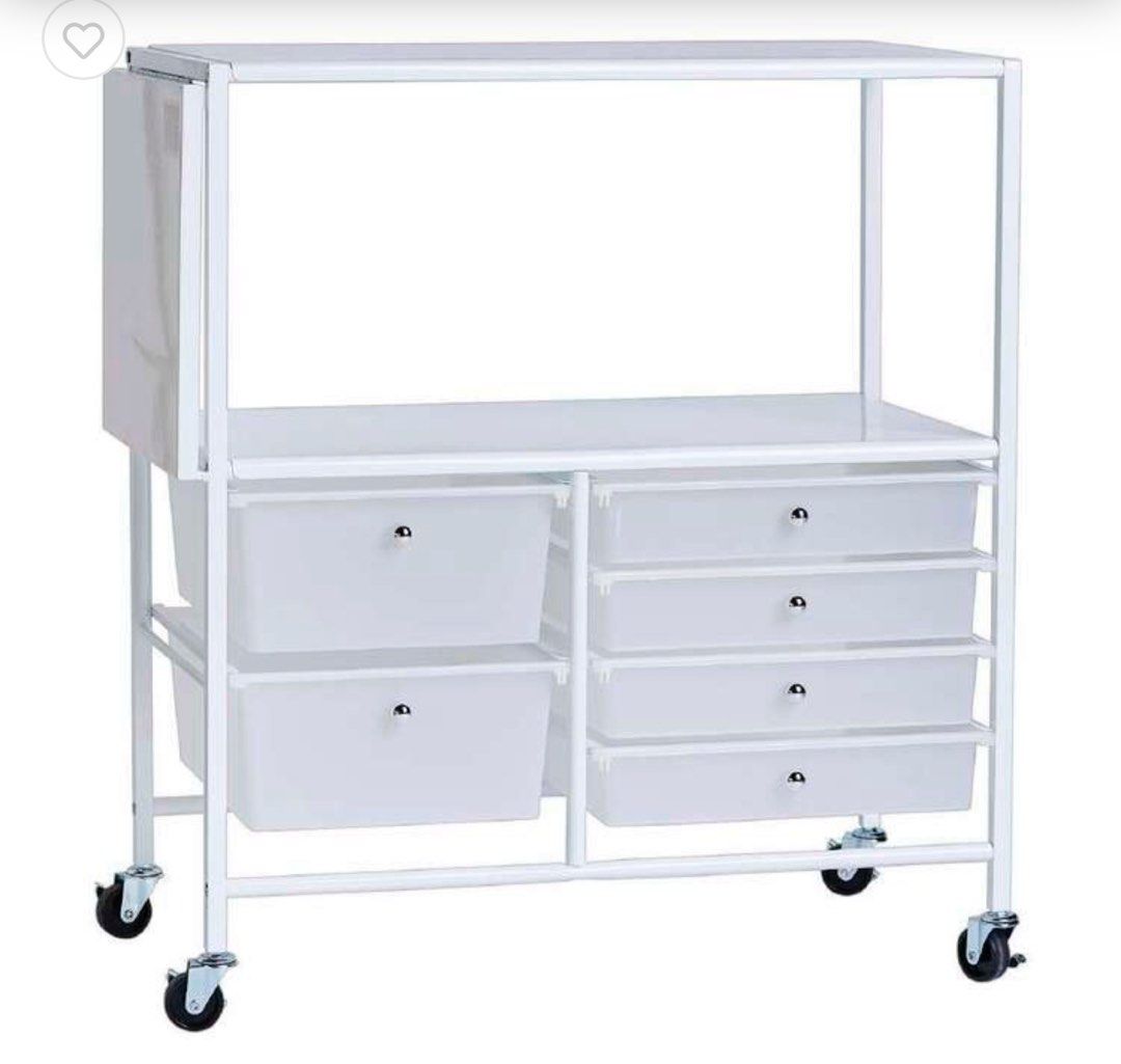 Sussex Rolling Craft Cart, Furniture & Home Living, Furniture, Shelves ...