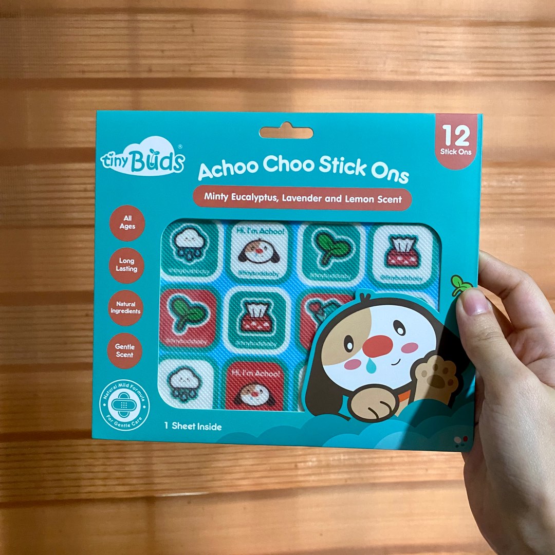 Tiny Buds Achoo Choo Stick Ons, Babies & Kids, Bathing & Changing, Baby ...